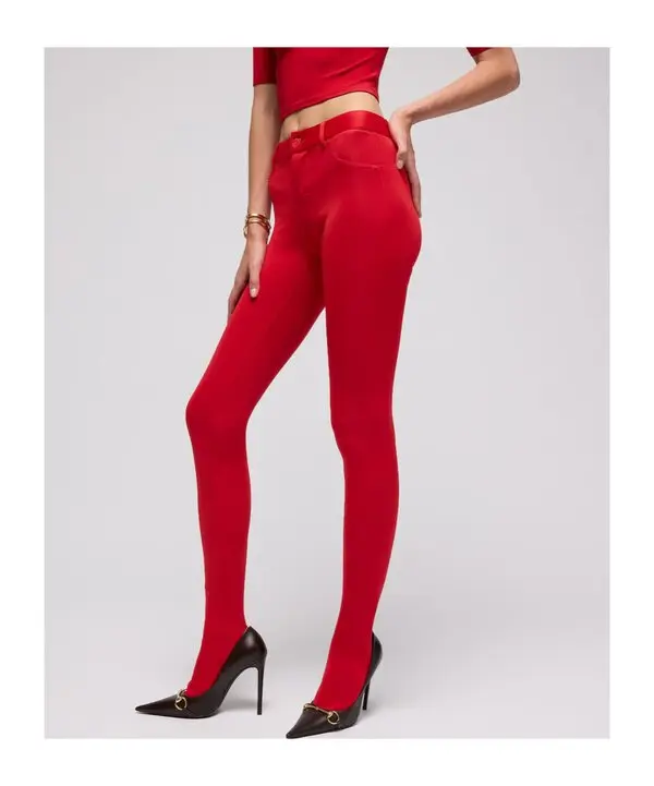 Gucci Stretch Jersey Leggings - Red