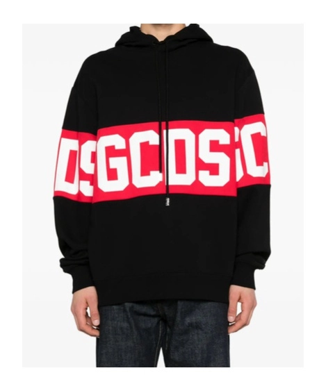 Gcds Long Sleeve Sweatshirt With Drawstring Hood