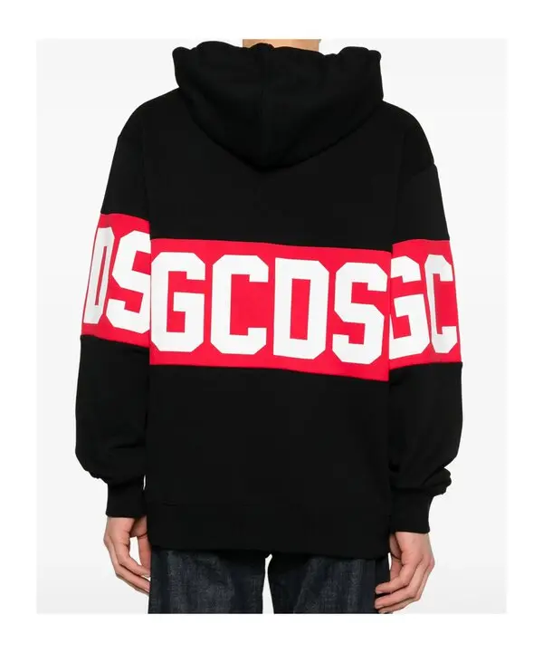 Gcds Long Sleeve Sweatshirt With Drawstring Hood