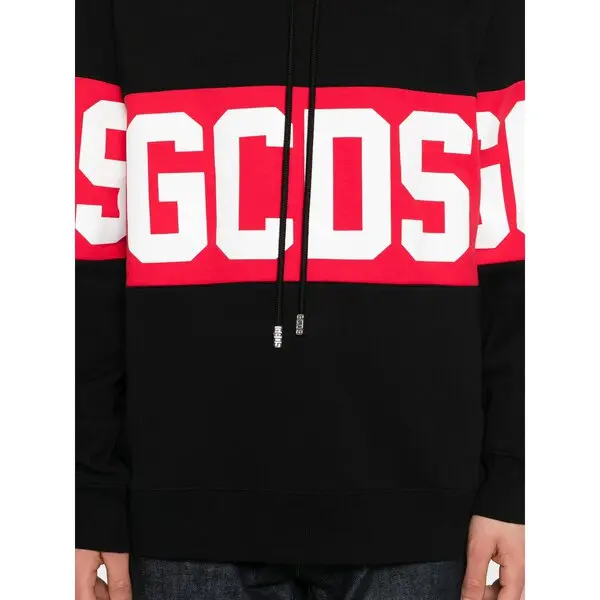 Gcds Long Sleeve Sweatshirt With Drawstring Hood