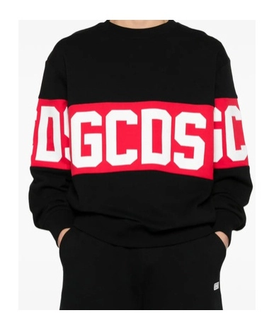 Gcds Crewneck Sweatshirt With Logo Detail