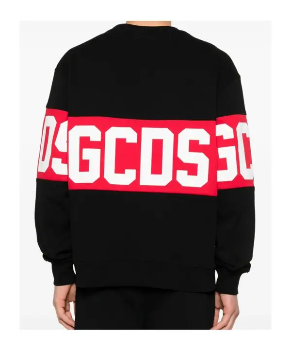 Gcds Crewneck Sweatshirt With Logo Detail