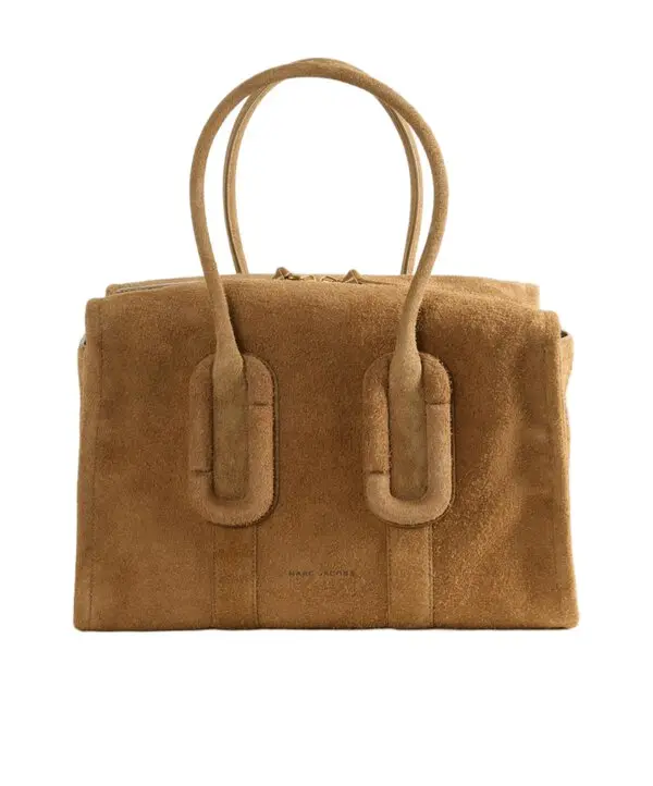 Marc Jacobs Textured Suede Tote Bag - Hazelnut