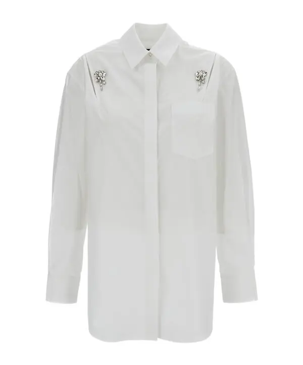 Simone Rocha Cut-out Detailed Shirt