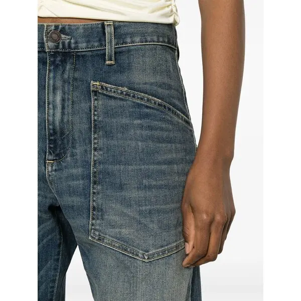NILI LOTAN Belt-loop Jeans