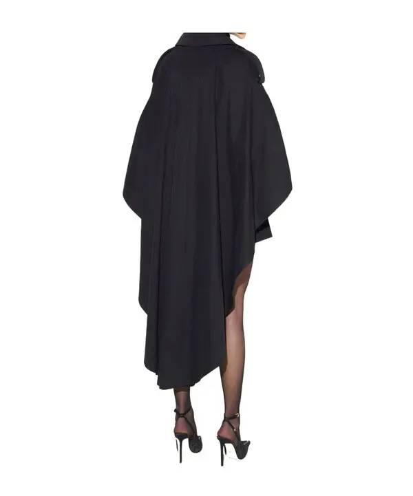 Elisabetta Franchi Belted Cape-panel Coat