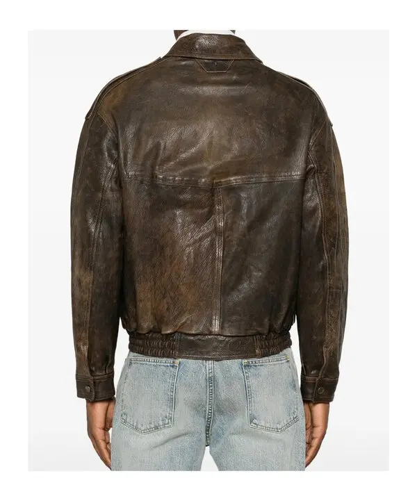 SALVATORE SANTORO Long-sleeve Leather Jacket
