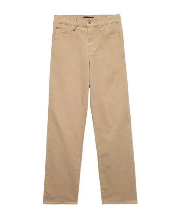 7 For All Mankind Stovepipe Straight Corduroy Pants