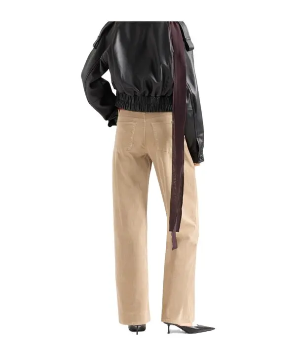 7 For All Mankind Stovepipe Straight Corduroy Pants