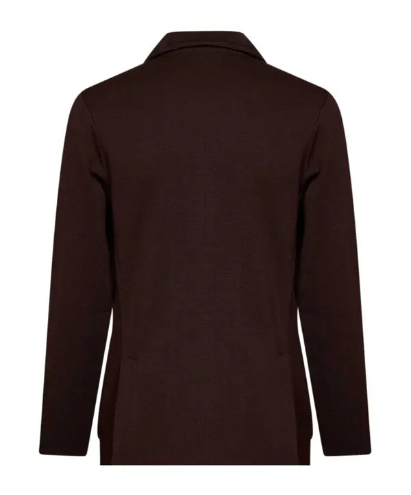 LARDINI Double Breasted Knitted Blazer