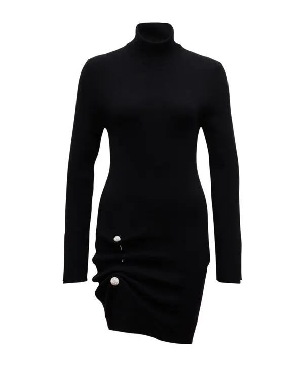 Giuseppe Di Morabito High Neck Ribbed Dress