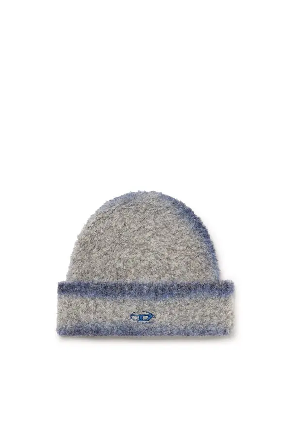 DIESEL® Alpaca-blend Beanie With Sprayed Effect - Grey