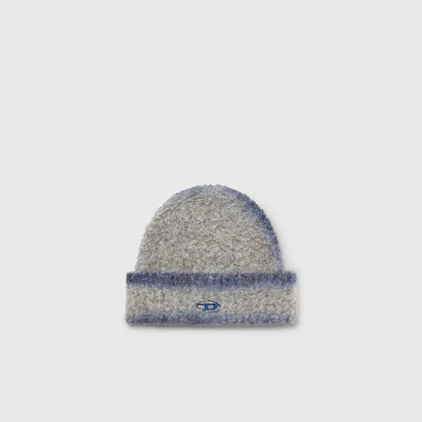 DIESEL® Alpaca-blend Beanie With Sprayed Effect - Grey