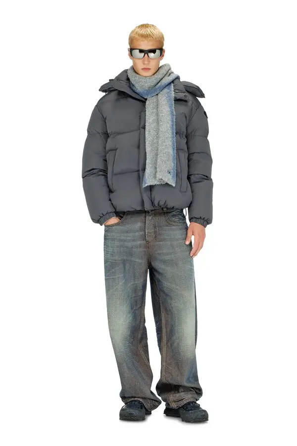 DIESEL® Alpaca-blend Scarf With Sprayed Effect