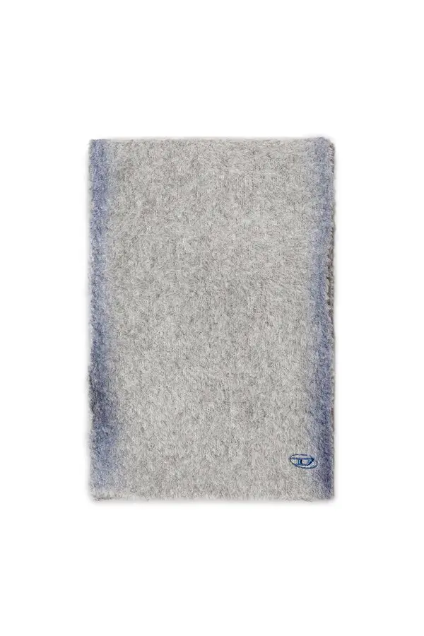 DIESEL® Alpaca-blend Scarf With Sprayed Effect - Grey