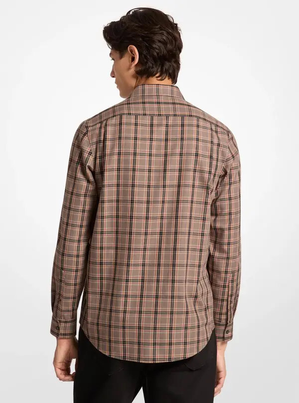 Michael Kors Plaid Cotton Shirt