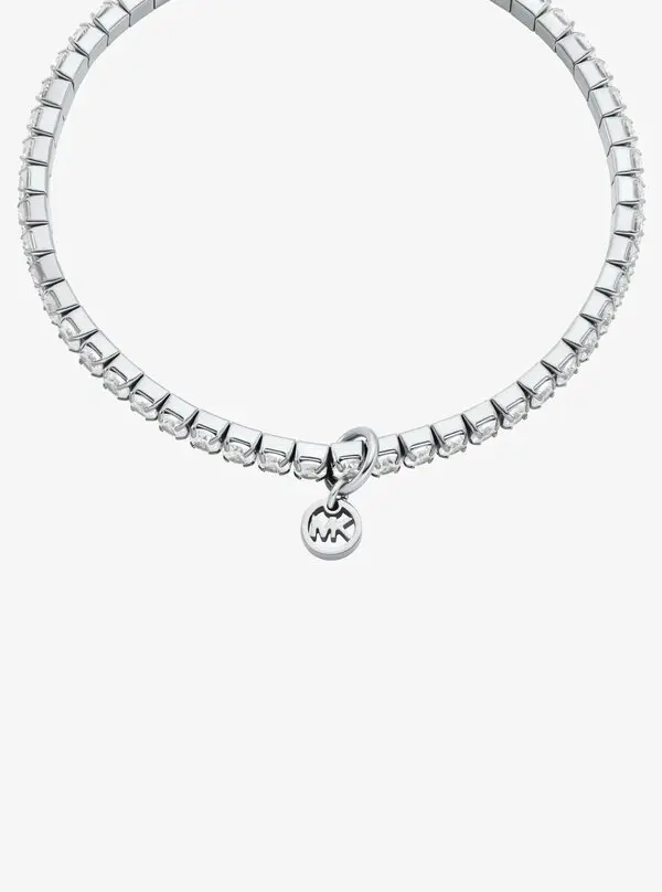 Michael Kors Pavé Stretch Tennis Bracelet - Silver