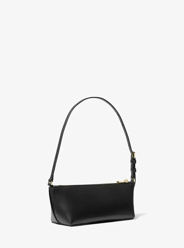 Michael Kors Laila Small Leather Pochette - Black