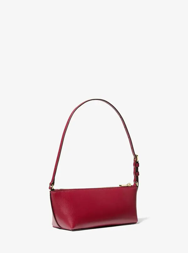 Michael Kors Laila Small Leather Pochette - Red