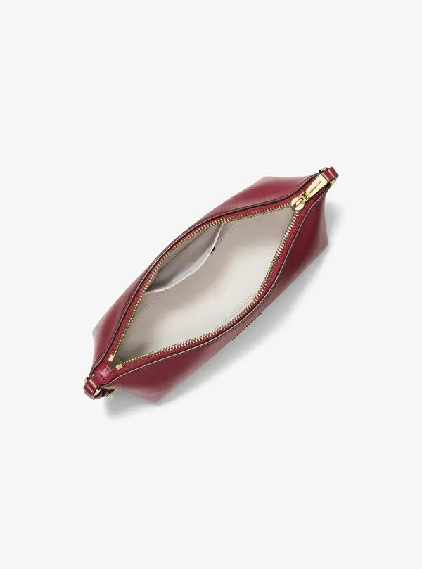 Michael Kors Laila Small Leather Pochette - Red
