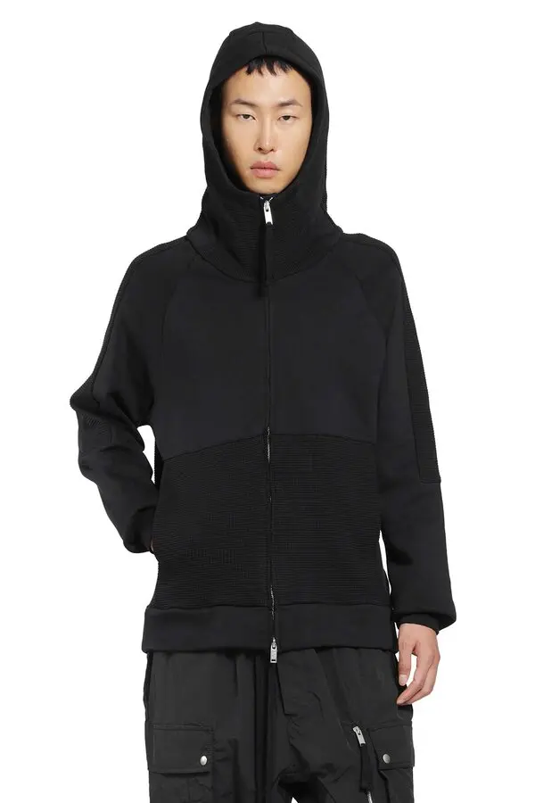 THOM KROM Hooded Zip-up Sweatshirt