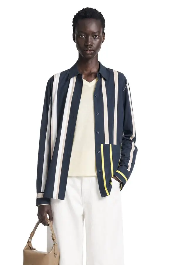 Loewe Striped Cotton Poplin Shirt