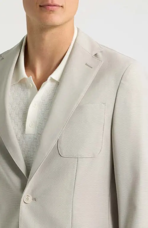 BOSS Hanry Slim Fit Virgin Wool Sport Coat - Light Beige