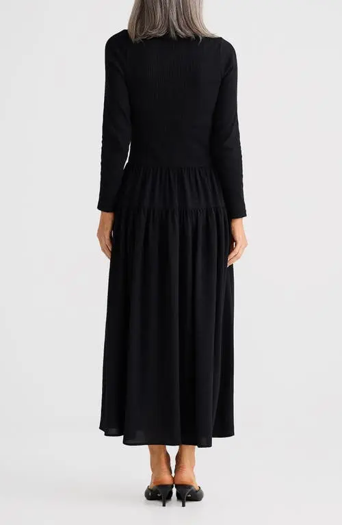 BRAVE+TRUE Juliette Long Sleeve Maxi Dress