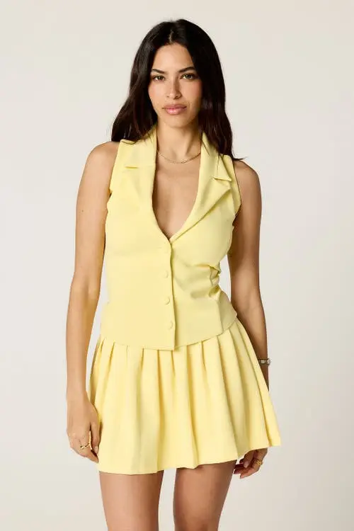 GOLDIE BYRD Button Front Vest