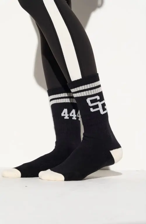 Spiritual Gangster 444" Crew Socks - Black