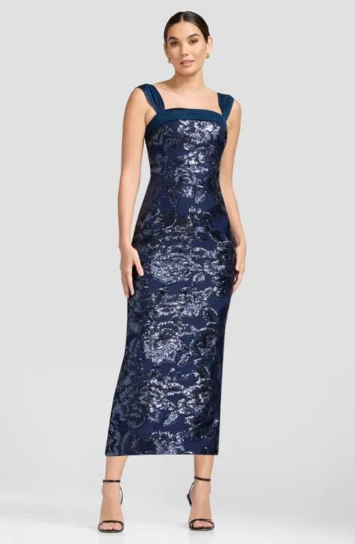 Dress The Population Julie Sequin Sleeveless Gown