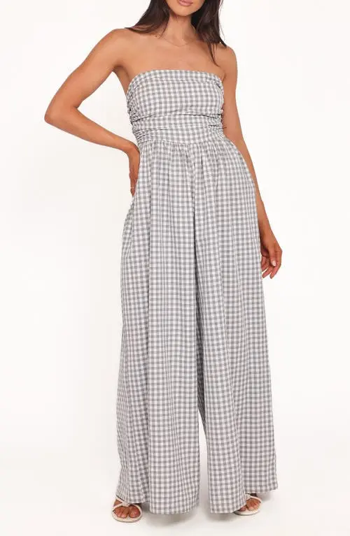 PETAL & PUP Paige Strapless Jumpsuit