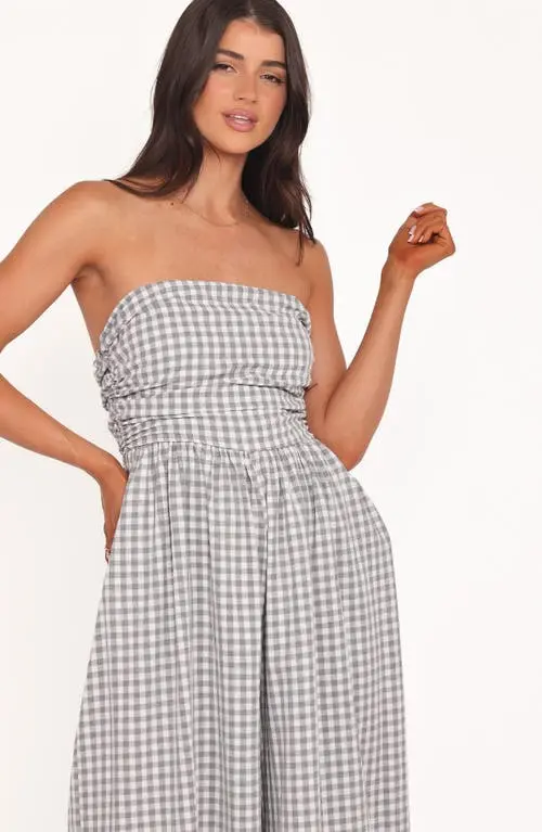 PETAL & PUP Paige Strapless Jumpsuit