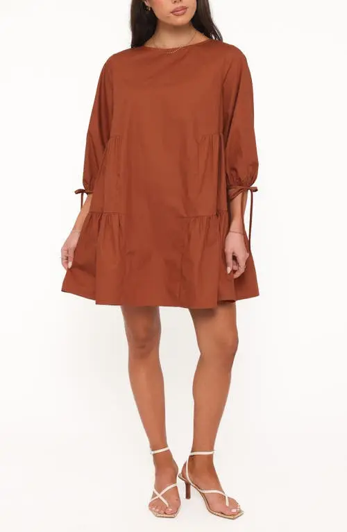 PETAL & PUP Arthur Long Sleeve Minidress