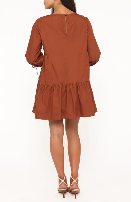 PETAL & PUP Arthur Long Sleeve Minidress