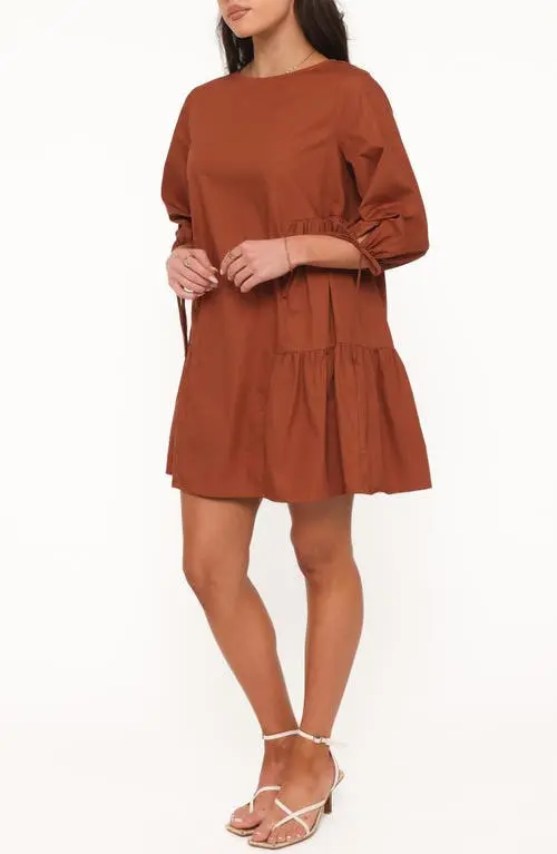 PETAL & PUP Arthur Long Sleeve Minidress