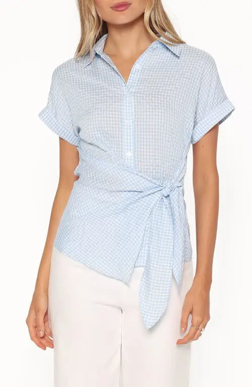 PETAL & PUP Shiloh Side Tie Shirt
