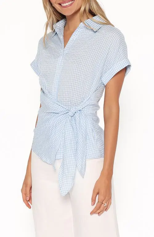 PETAL & PUP Shiloh Side Tie Shirt