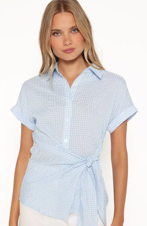 PETAL & PUP Shiloh Side Tie Shirt