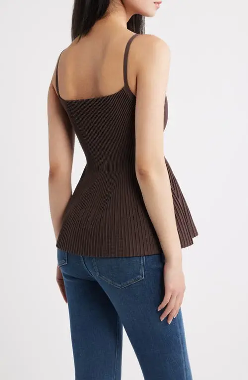 DL1961 Instasculpt™ Rib Peplum Tank