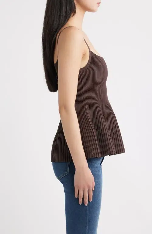 DL1961 Instasculpt™ Rib Peplum Tank