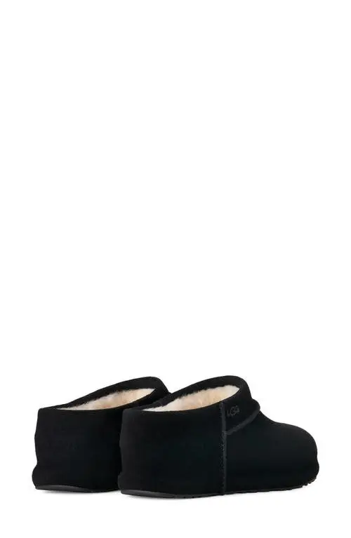 UGG Genuine Shearling Lined Leather Clog