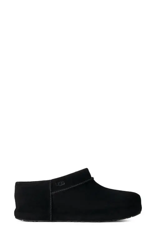 UGG Genuine Shearling Lined Leather Clog