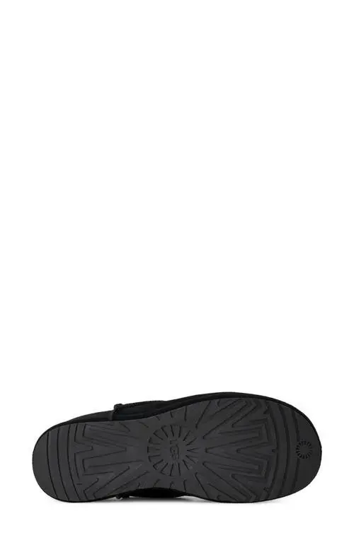 UGG Genuine Shearling Lined Leather Clog