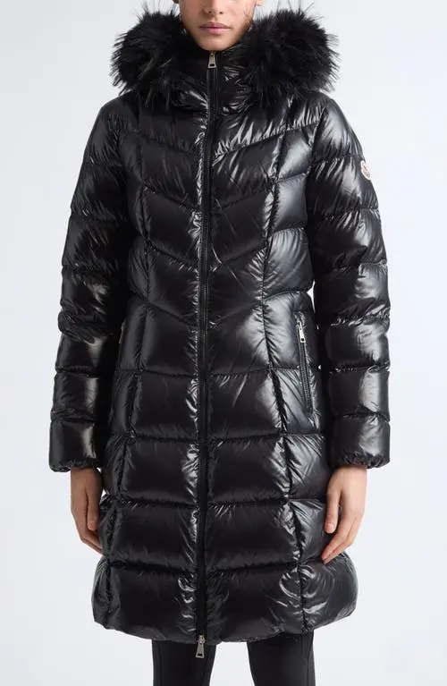 Moncler Fulmarusse Quilted Down Coat - Black