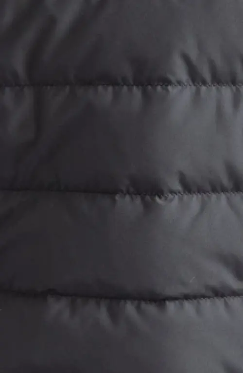 Moncler Mixed Media Quilted Zip Puffer Cardigan - Black