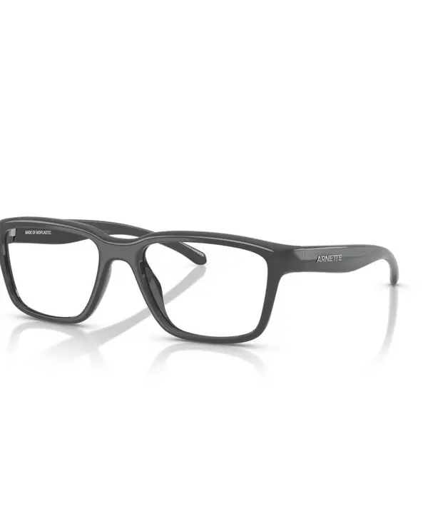ARNETTE Milled Full Rim Rectangle Eyeglasses - Dark Gray