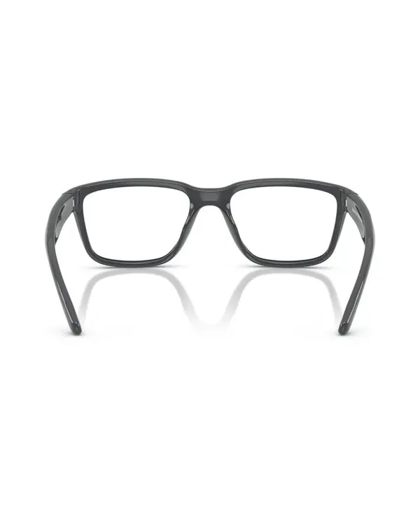 ARNETTE Milled Full Rim Rectangle Eyeglasses - Dark Gray