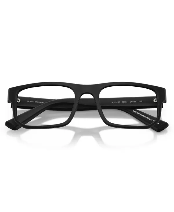 A|X ARMANI EXCHANGE Armani Exchange Ax3135 Full Rim Rectangle Eyeglasses