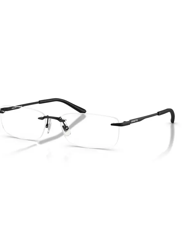 ARNETTE Cornercut Rimless Eyeglasses - Matte Black
